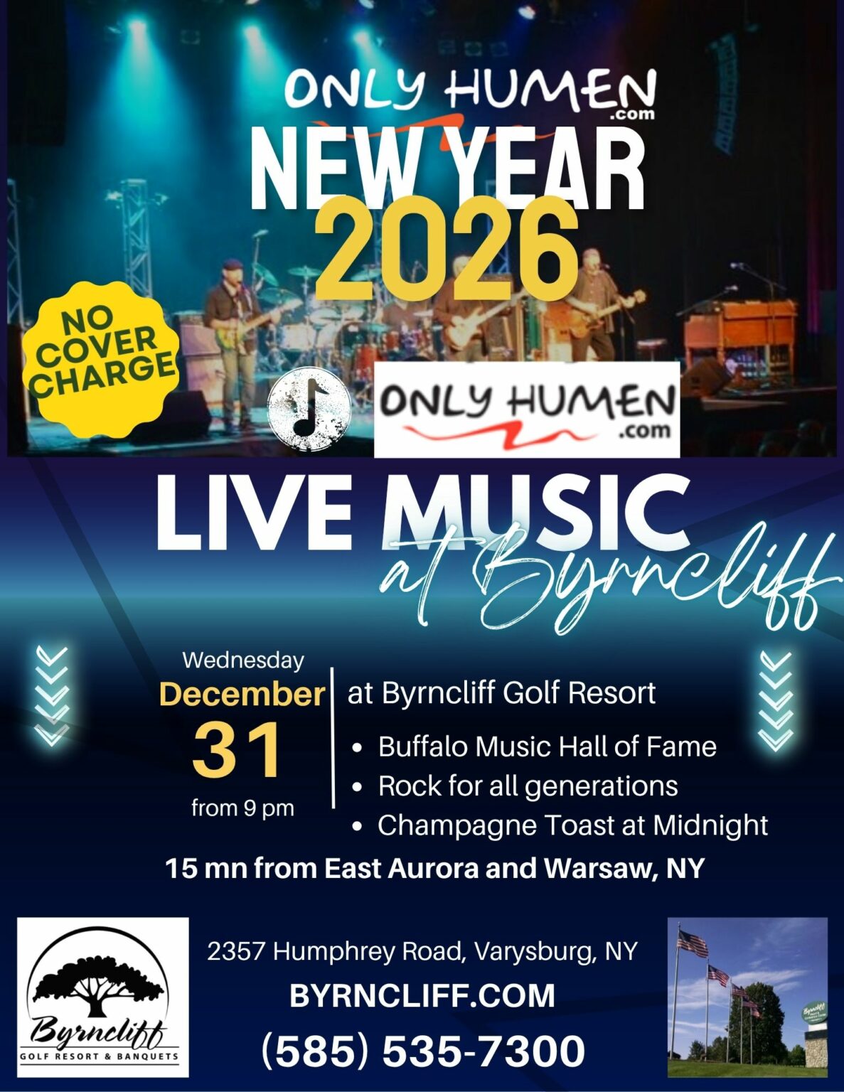 New Year’s Eve Celebration 2026 Buffalo NY - BYRNCLIFF Resort